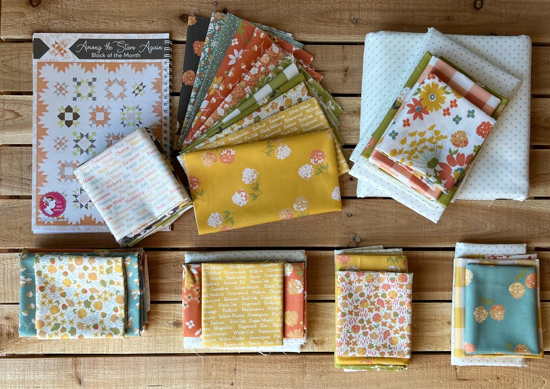 Among the Stars Again Quilt Kit Featuring Cozy up Fabric by Corey Yoder ...