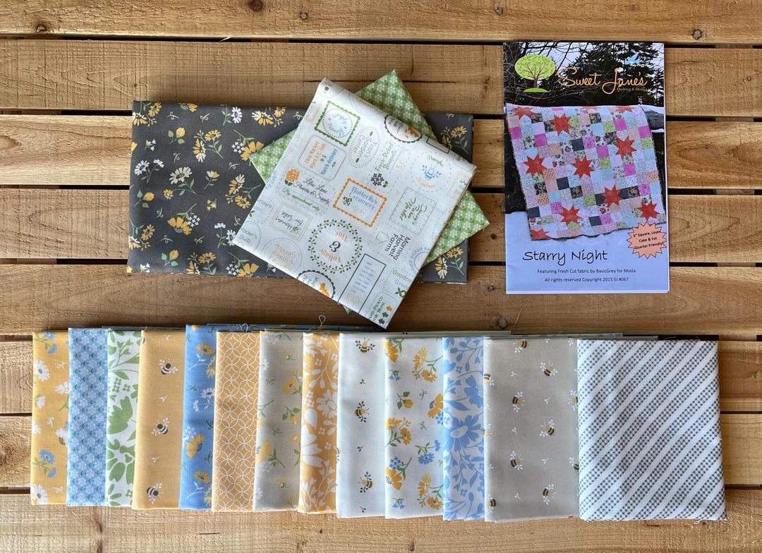 Starry Night Quilt Kit Featuring Spring Brook Fabrics by Corey Yoder ...