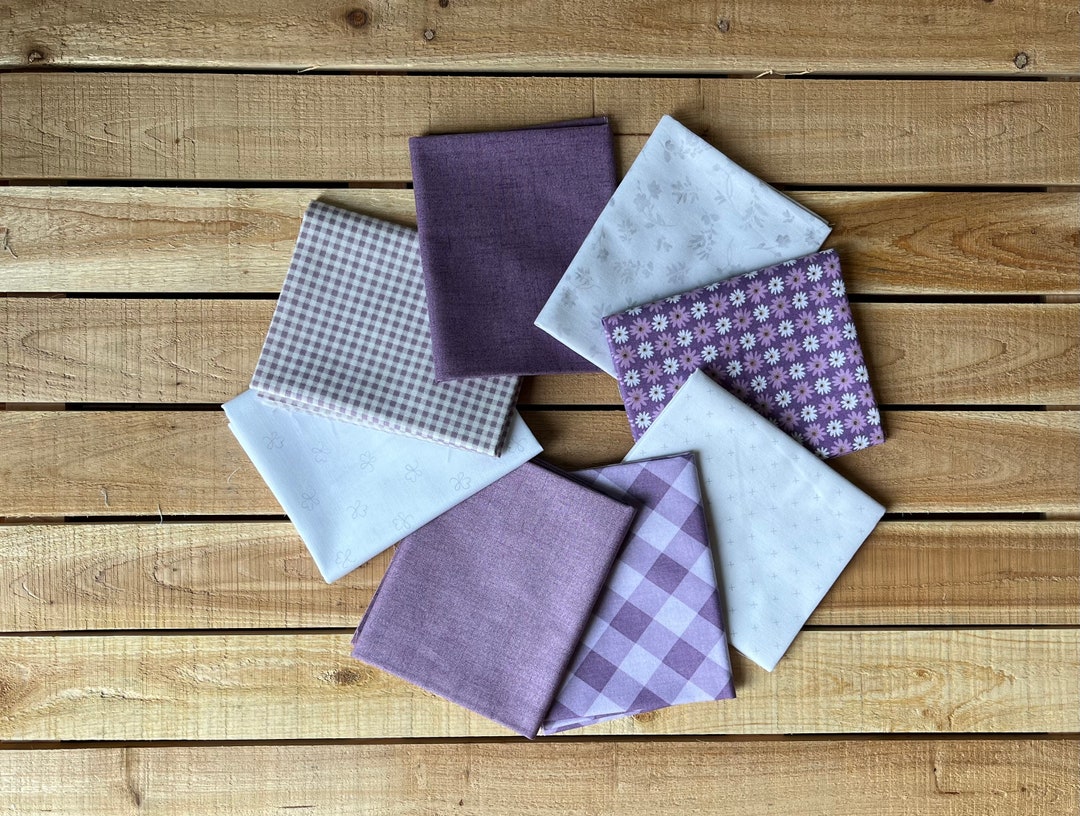 Low Volume and Violet Fat Quarter Bundle - Etsy