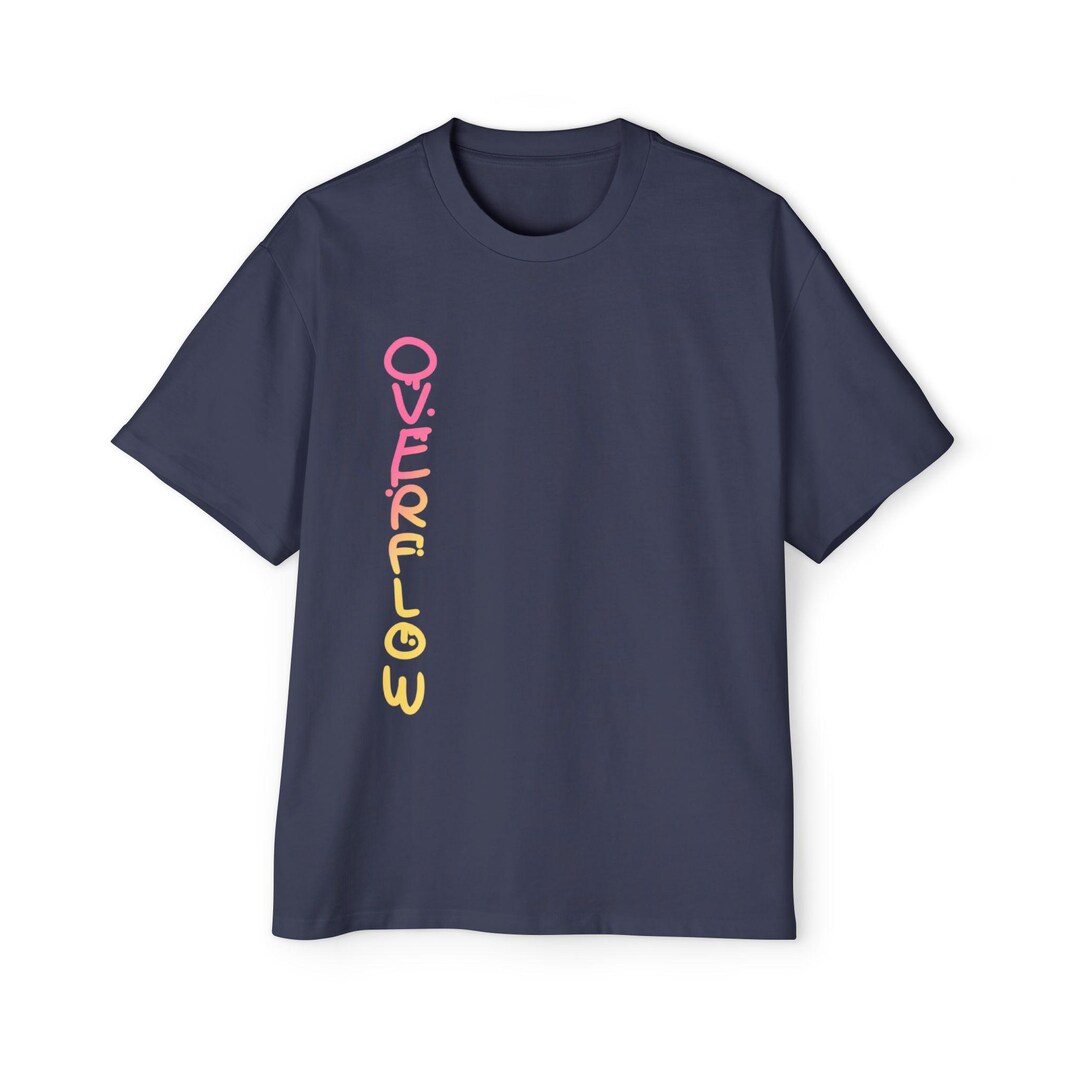 OVERFLOW Oversized Tee - Etsy
