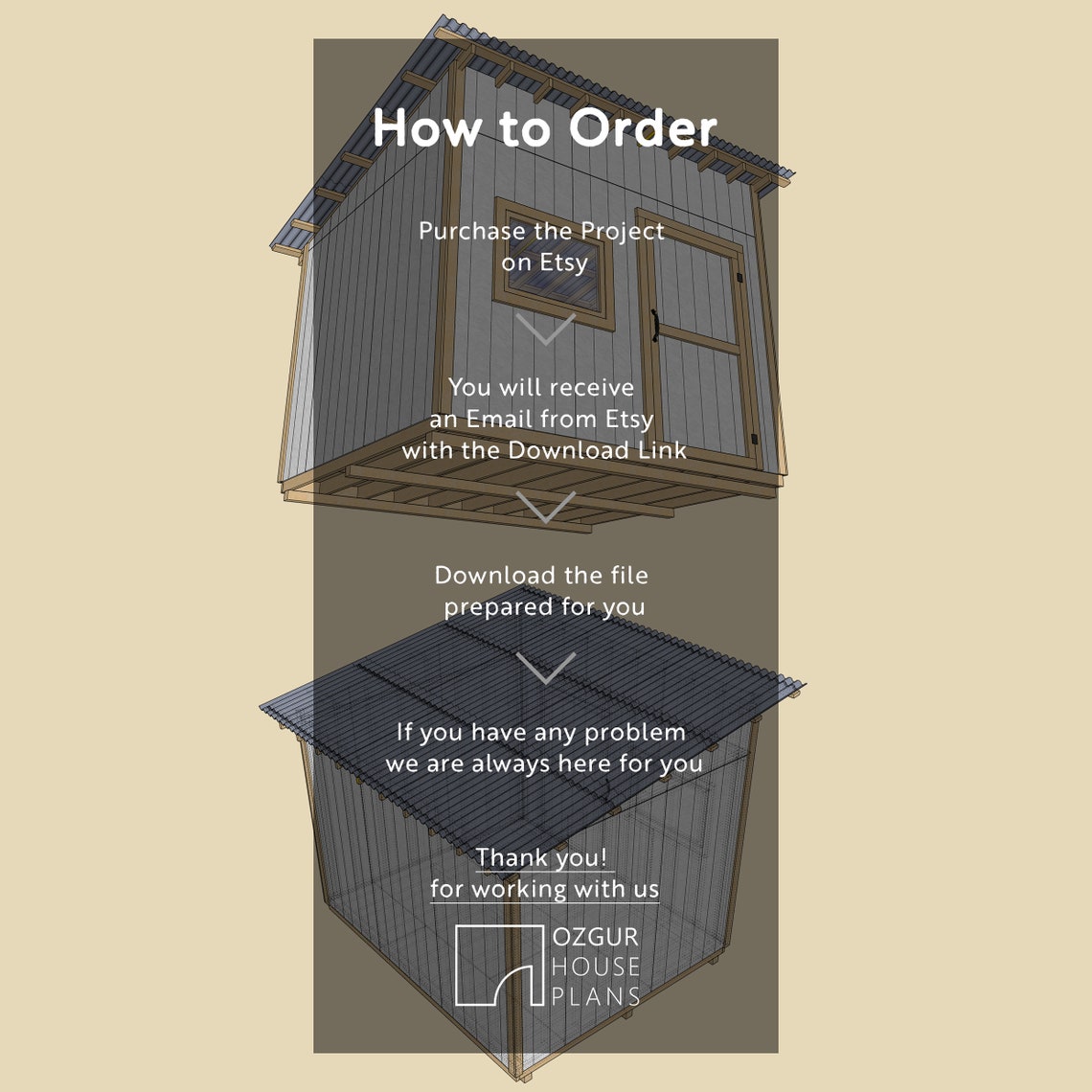 10x12 Garden Shed DIY Plans & Build Instructions - Woodworking Blueprint - Step by Step Guide ...