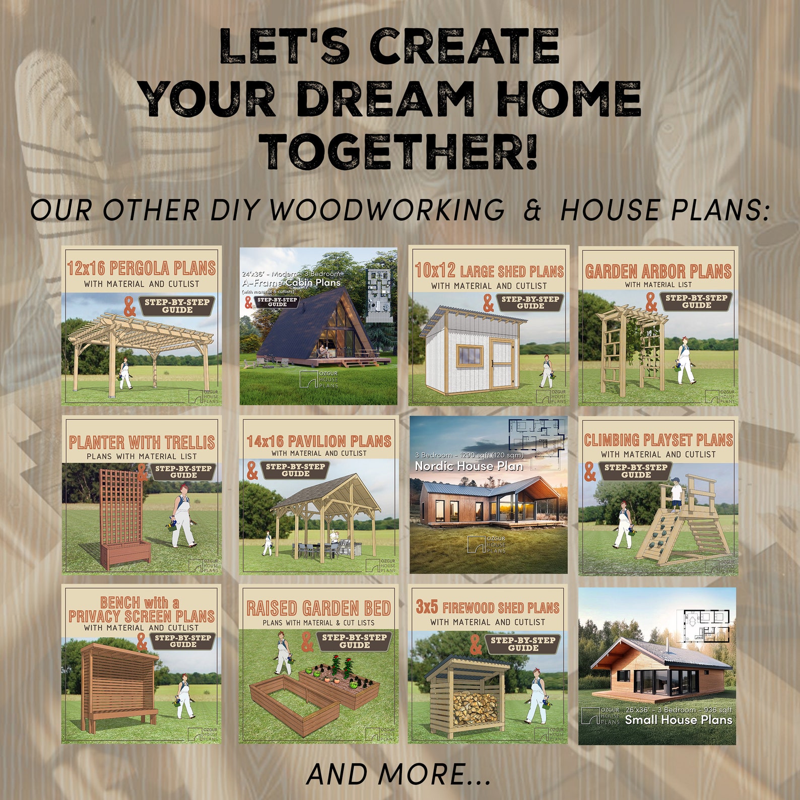 Gate With Trellis and Pergola DIY Plan - PDF Download - Build ...