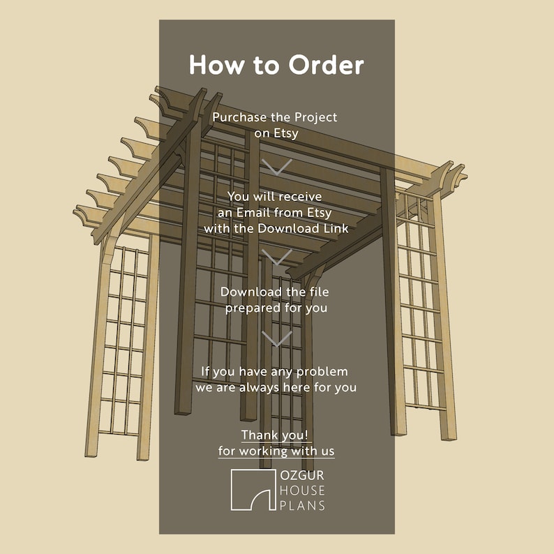 8x8 Trellis Pergola DIY Plans & Build Instructions Woodworking ...