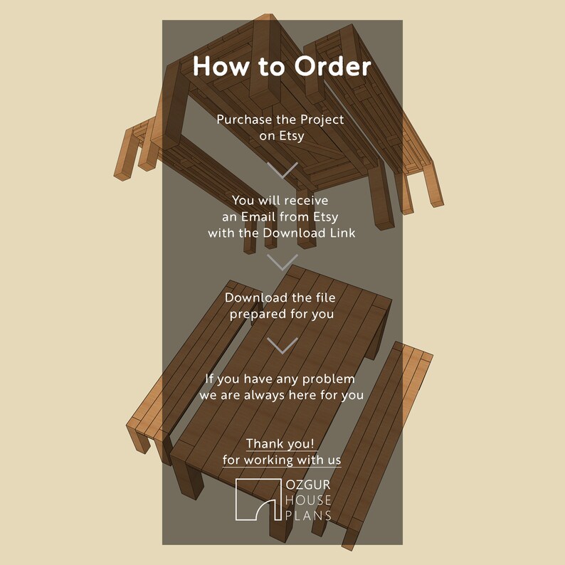 DIY Modern Dining Table and Bench Plan - PDF Download - Build ...