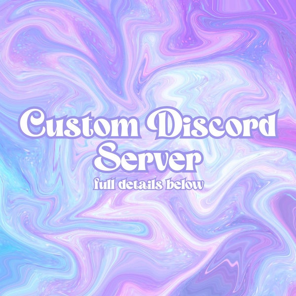 Simple Blue Theme Discord Server Template - Etsy
