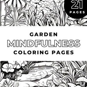 21 Fantasy Garden Coloring Pages, Digital Download, Wall Art, Coloring ...