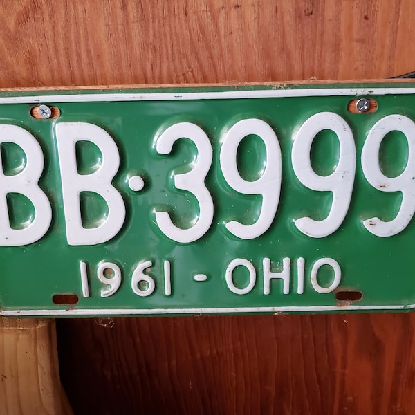 1961 License Plates - Etsy