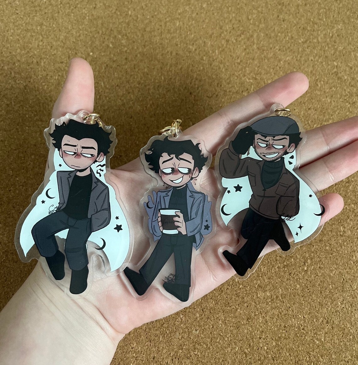 Moon Knight 3.5 Acrylic Charms Double Sided - Etsy