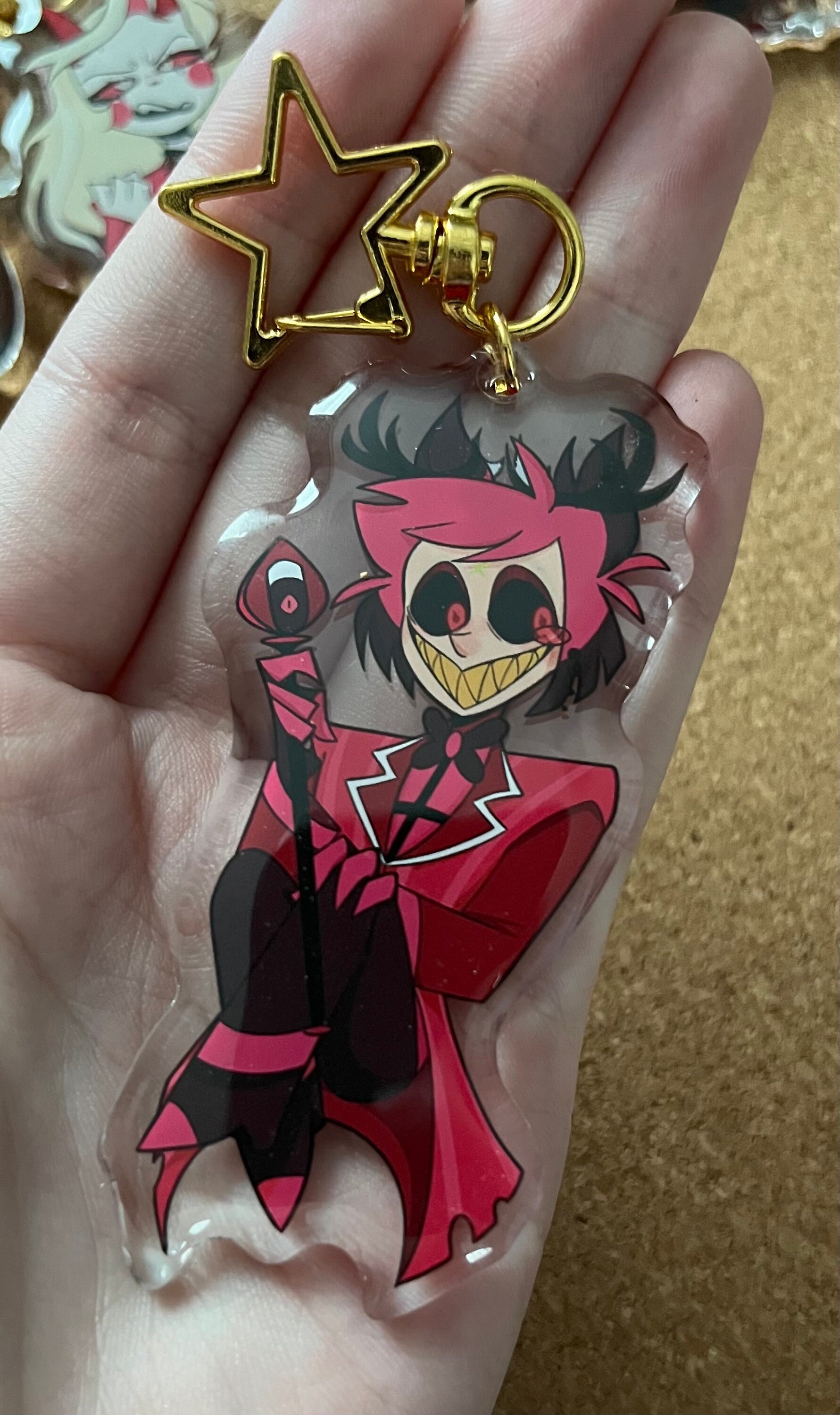 Alastor 3 Epoxy Acrylic Charm - Etsy