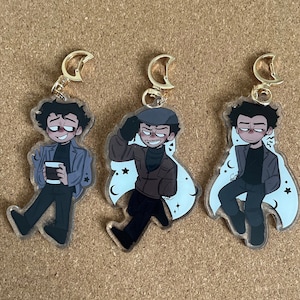 Moon Knight 3.5” Acrylic Charms, Double Sided - Etsy