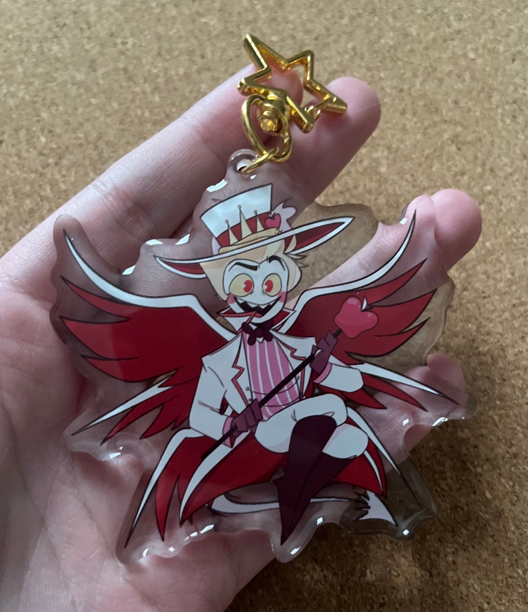 Lucifer Morningstar (w/ Wings) 3” Epoxy Acrylic Charm - Etsy