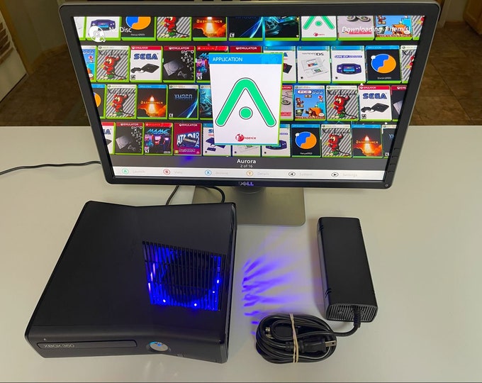 Custom Modded Xbox 360 Slim Trinity 16 Mb RGH-3.0 W/QSB Dash 17559 ...