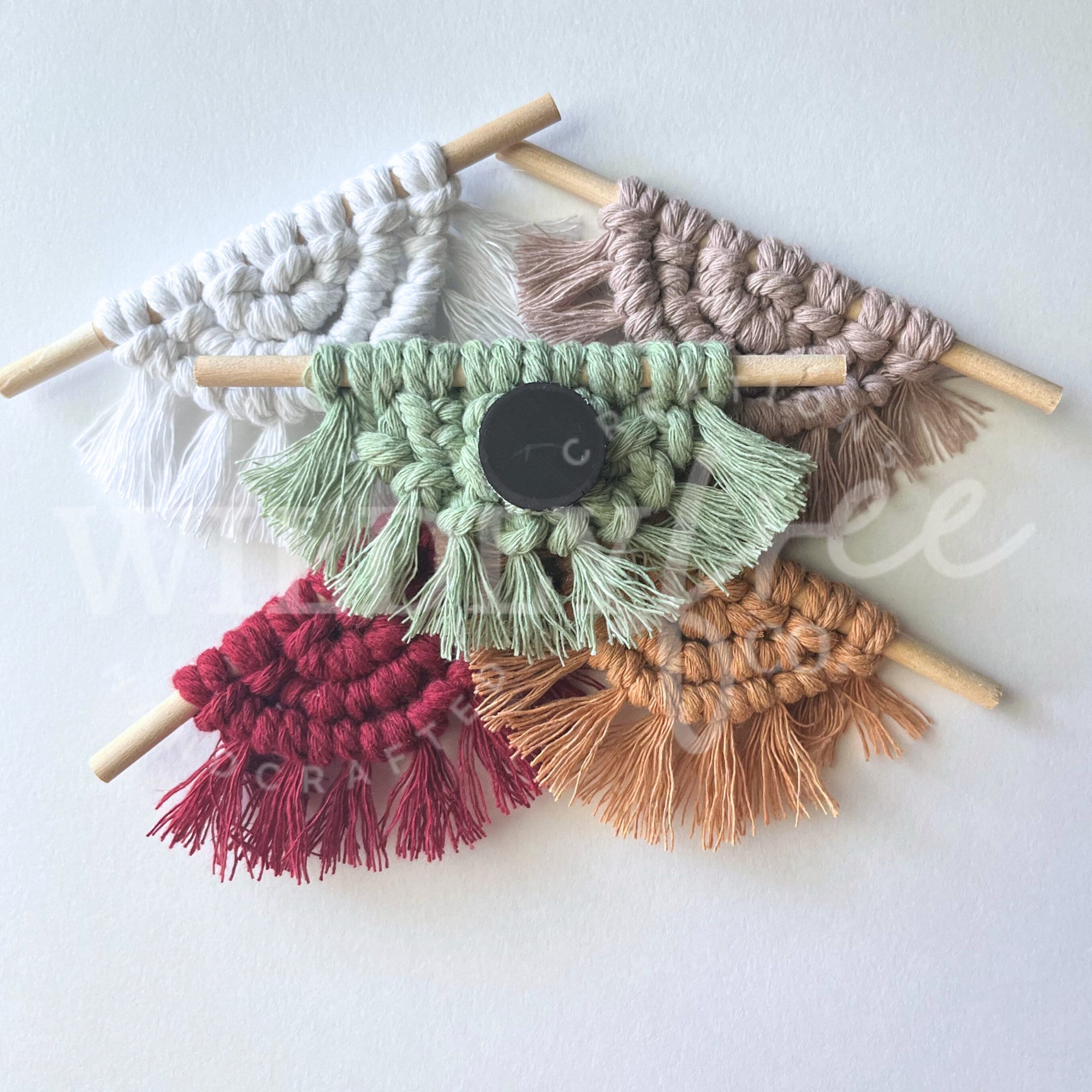 Macrame Magnet | Boho Fridge Magnet | Minimal | Fridge Decor | Macrame ...