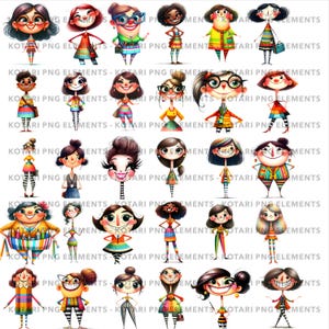 Whimsical Teachers Transparent PNG Clipart Commercial Use - Etsy