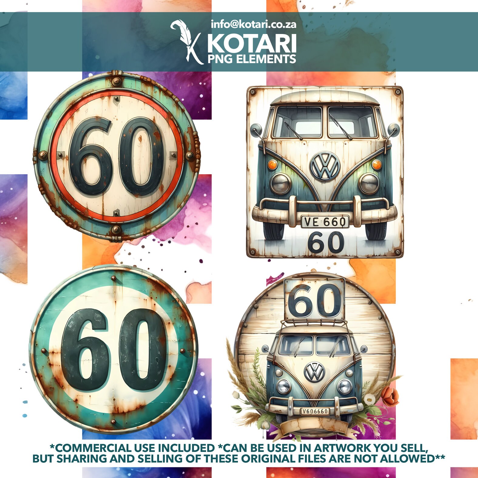 Rustic 60 Signs Transparent PNG Clipart Commercial Use - Etsy