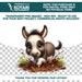 Cute Muddy Farm Animals Clipart – 24 PNG Images (commercial Use) - Etsy