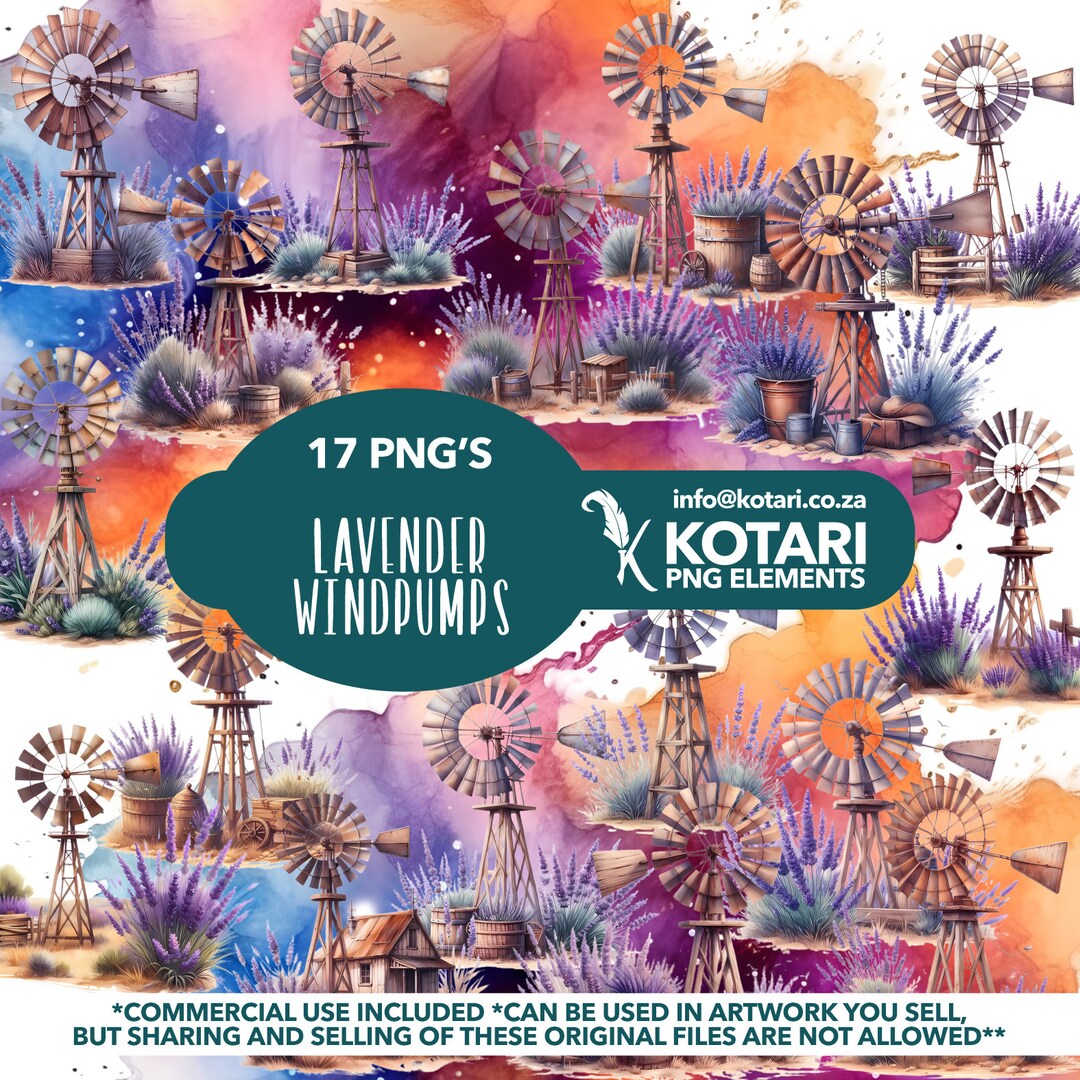 Lavender Windpumps - Transparent PNG Clipart - Commercial Use - Etsy