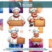 Fat Chef With Signs - Transparent PNG Clipart - Commercial Use - Etsy