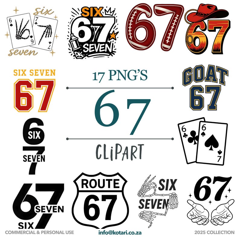67 - Transparent PNG Clipart - Commercial Use - Etsy