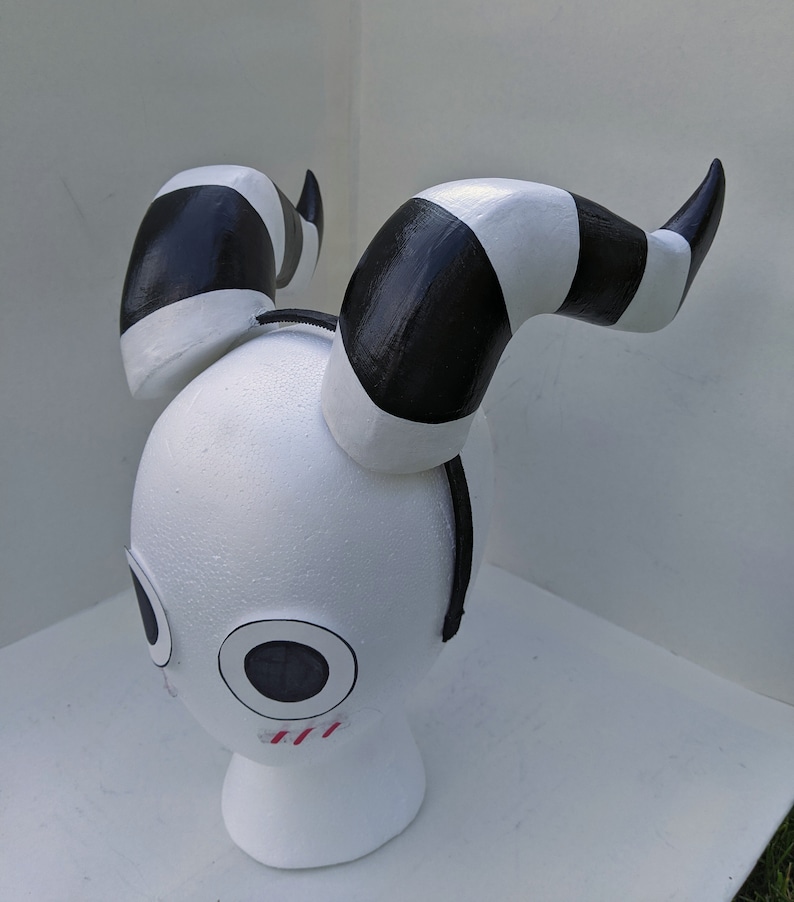 Large Moxxie Horns / Handmade Helluva Boss Imp Cosplay Horns - Etsy