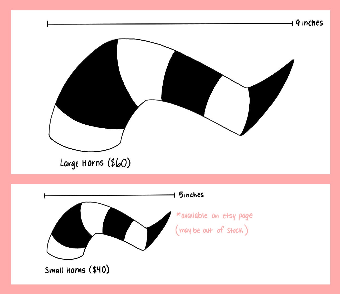 Large Moxxie Horns / Handmade Helluva Boss Imp Cosplay Horns - Etsy