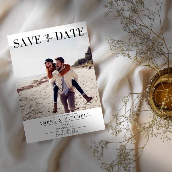 Simple Save the Date - Etsy