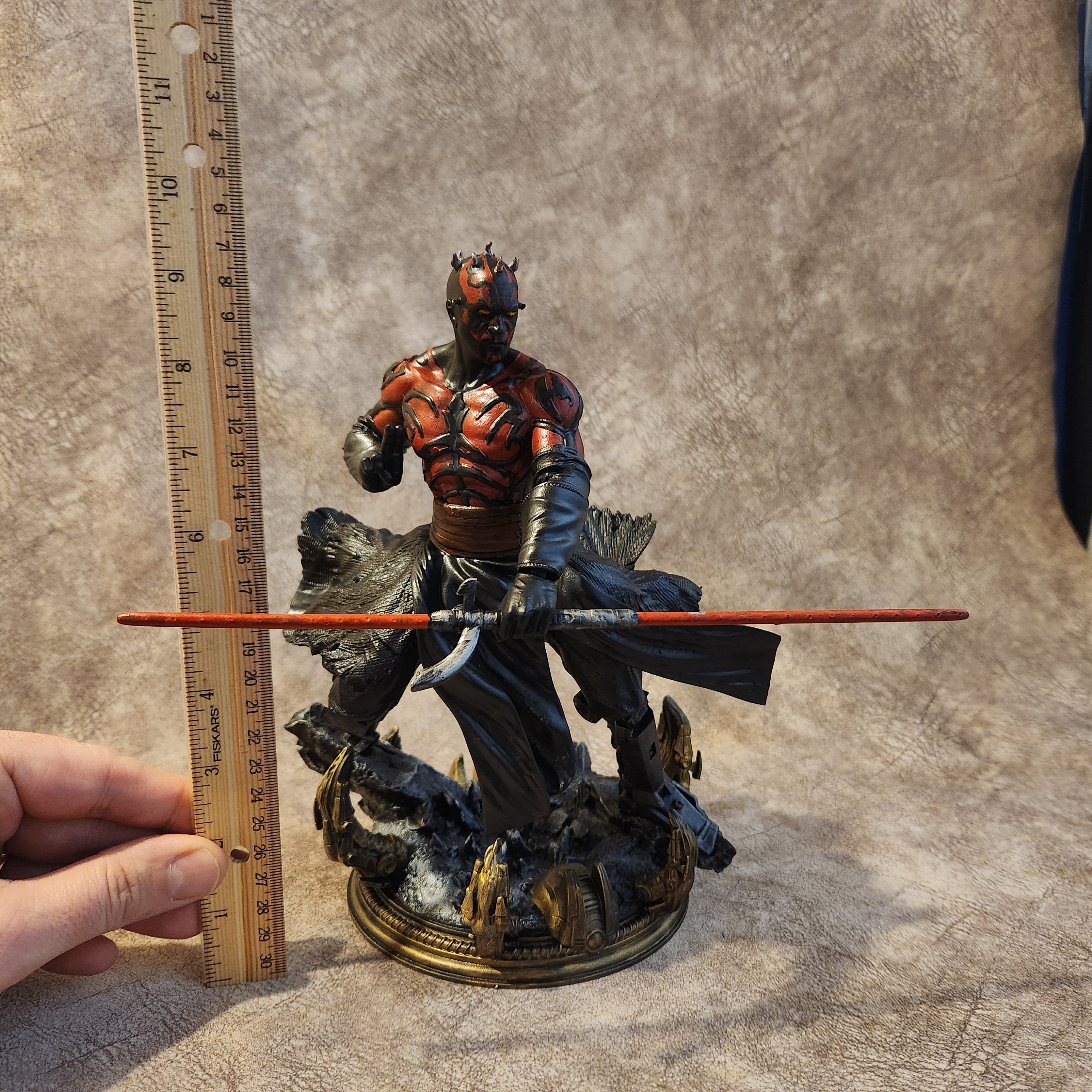 Darth Maul Fanart 3D Printed Hand Painted Star Wars Resin Statue 9.25 ...