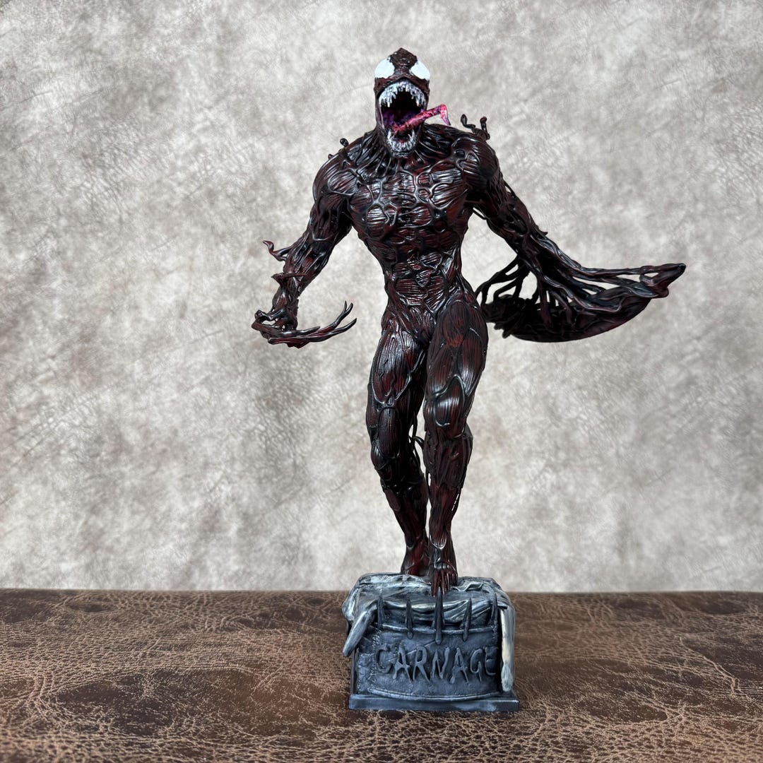 Marvel's Carnage From Spiderman Venom, Symbiote ~11in/279mm Hand ...