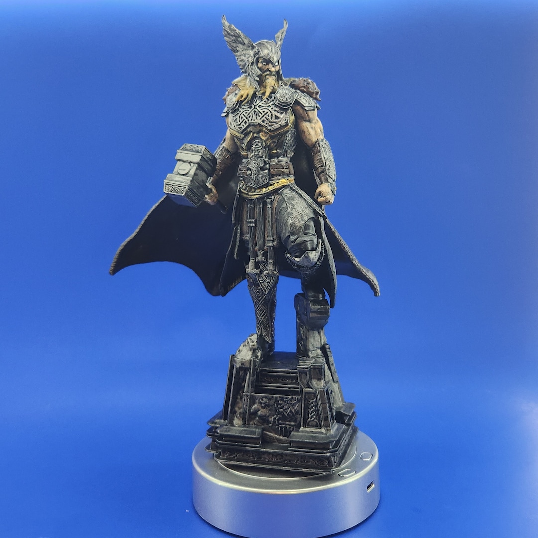 Viking Thor 10.5 Inches/266mm Resin Statue - Etsy