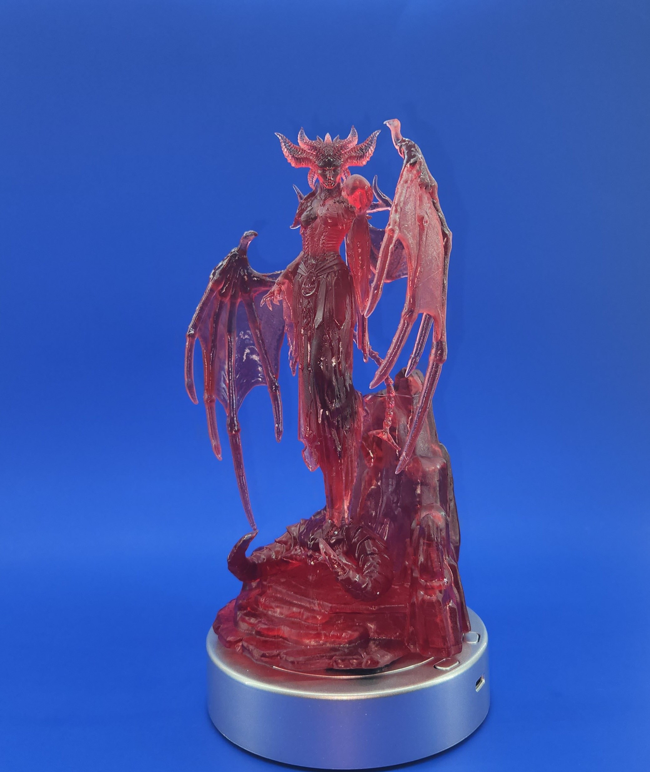 Lilith Clear Red Statue Statue Diablo IV 7.75 Inches/196mm - Etsy
