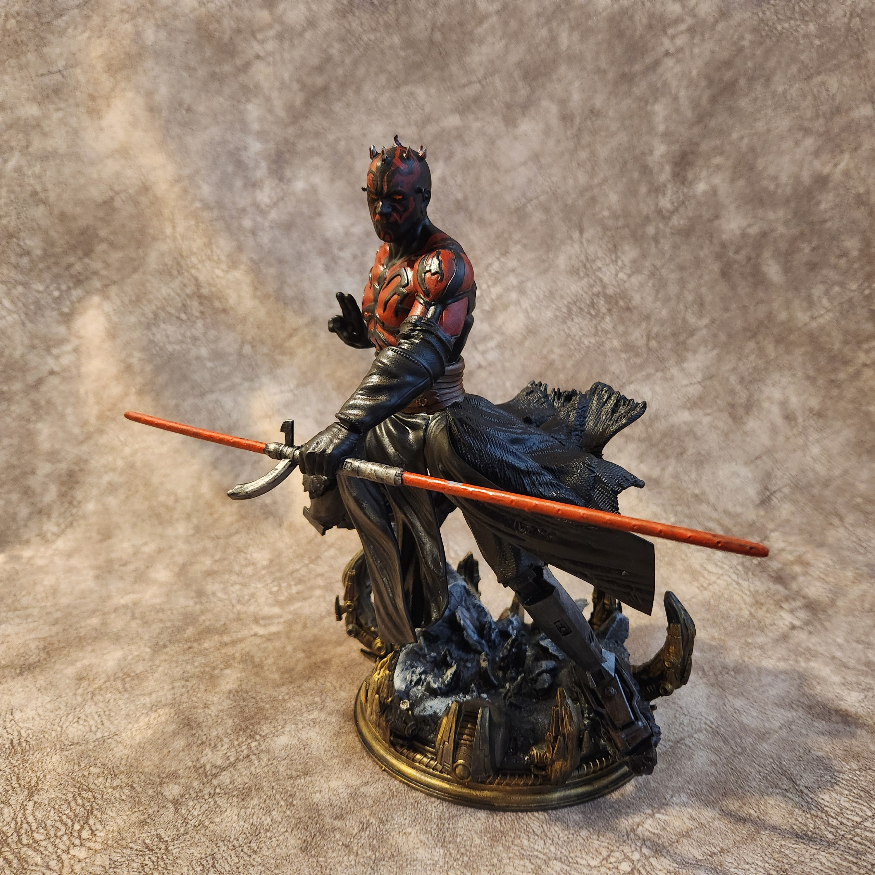 Darth Maul Fanart 3D Printed Hand Painted Star Wars Resin Statue 9.25 ...