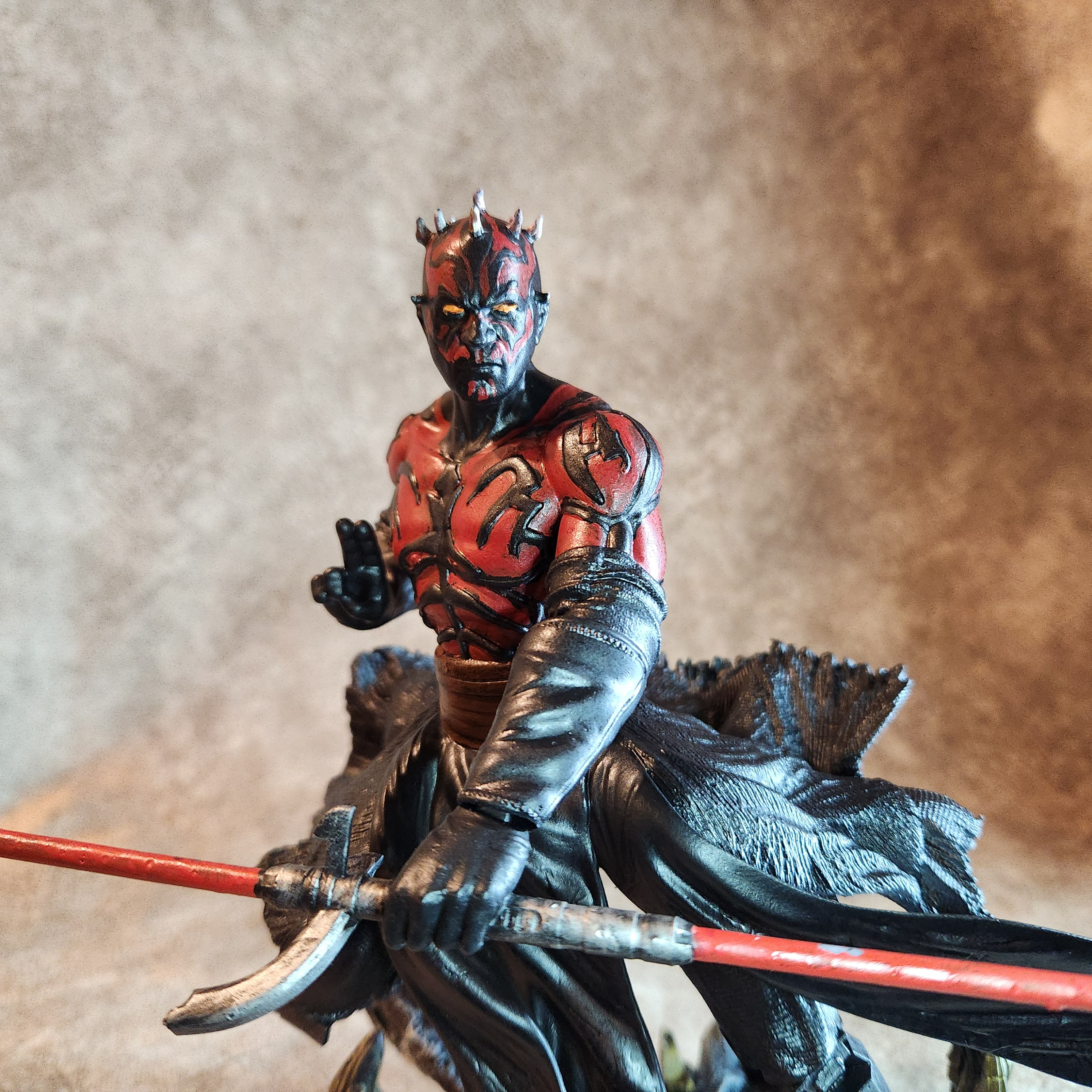 Darth Maul Fanart 3D Printed Hand Painted Star Wars Resin Statue 9.25 ...