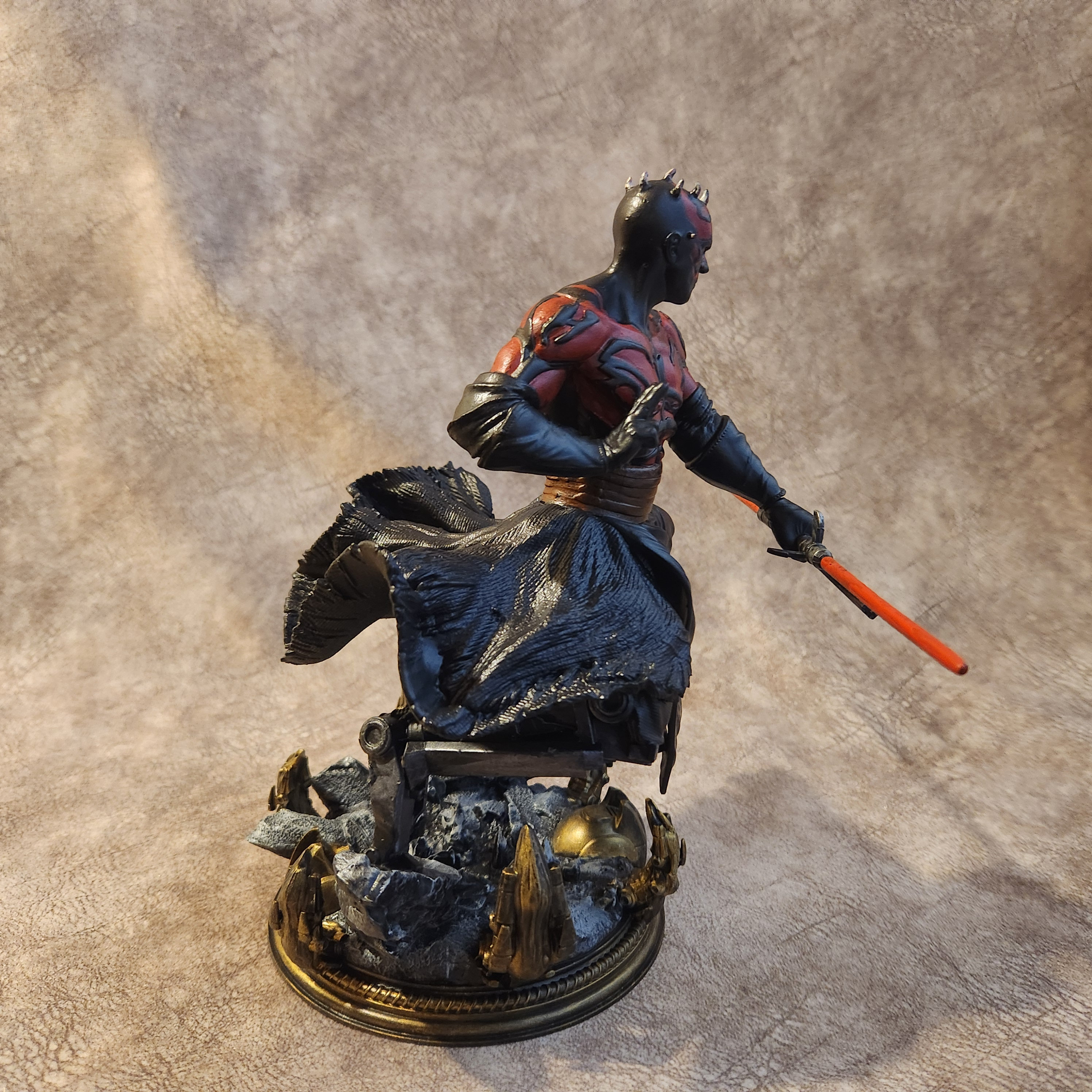 Darth Maul Fanart 3D Printed Hand Painted Star Wars Resin Statue 9.25 ...