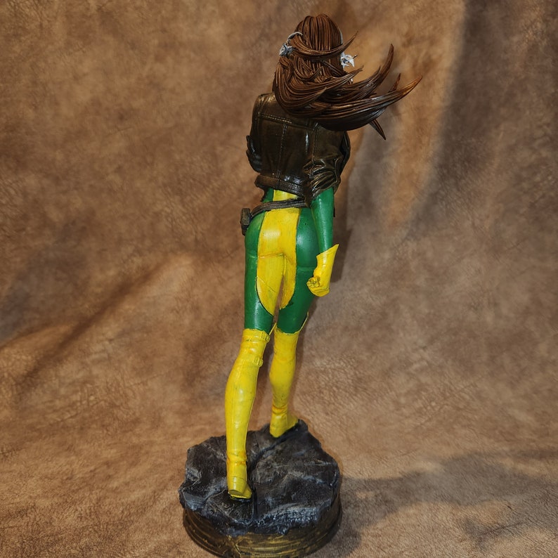 Rogue From the X-men 3D Printed Fanart CA3D ~11in/279mm - Etsy