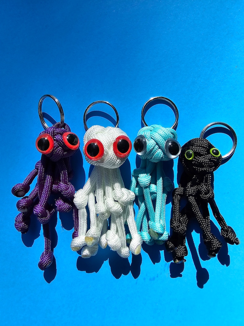 Paracord Octopus Keychain - Etsy