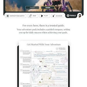 Gamified Daily Digital Planner PDF | Printable Daily Planner Template ...