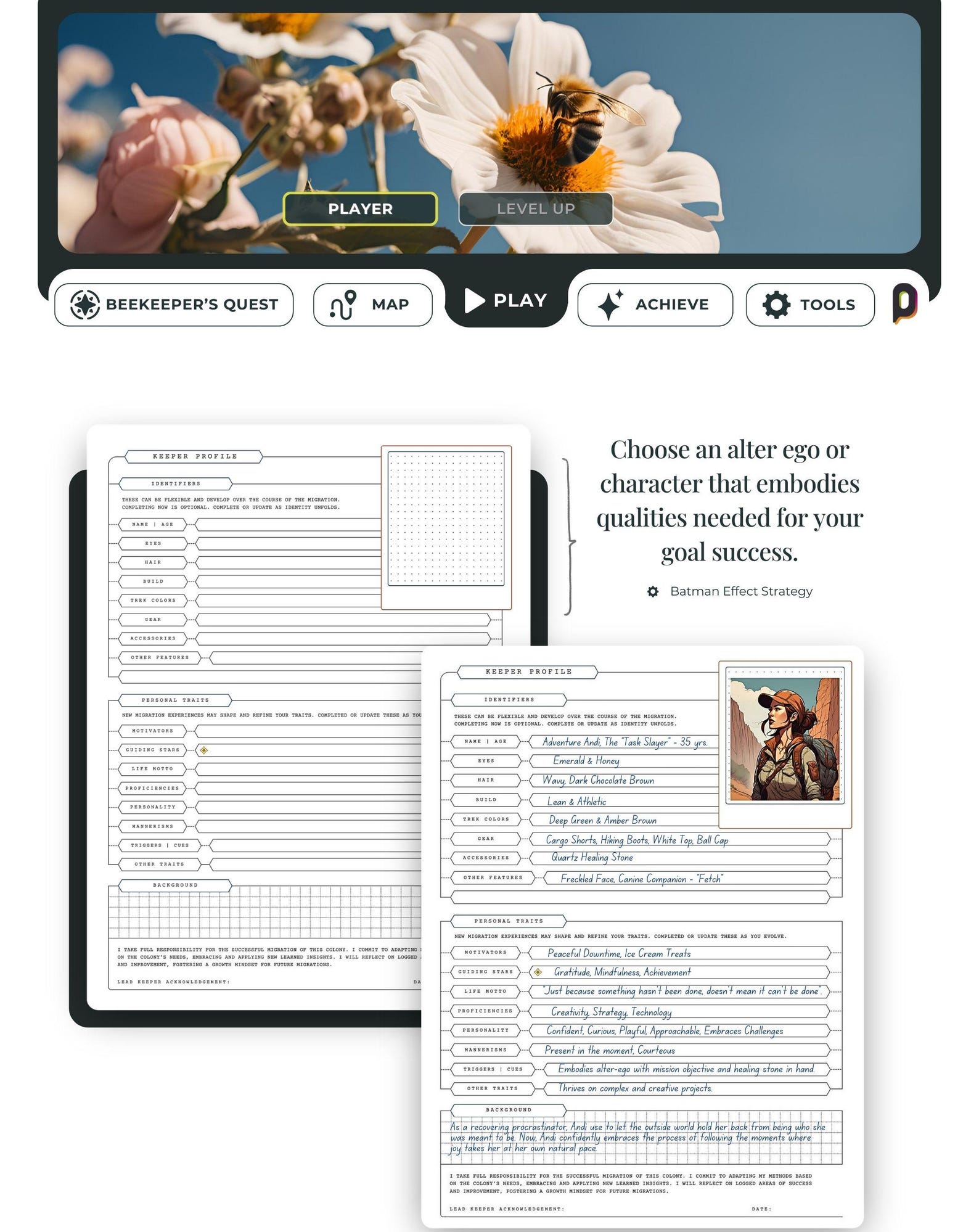 Gamified Goal Planner | Smart Goal Setting Quest PDF | ADHD Planner ...