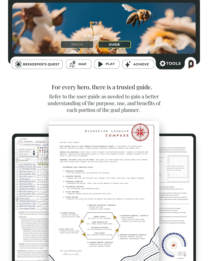 Gamified Goal Planner | Smart Goal Setting Quest PDF | ADHD Planner ...