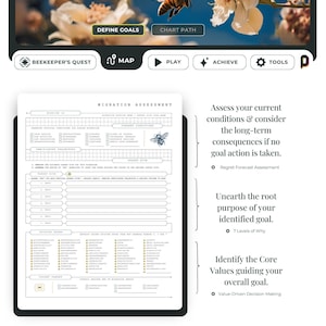 Gamified Goal Planner | Smart Goal Setting Quest PDF | ADHD Planner ...