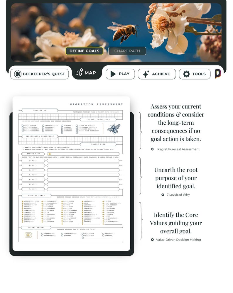 Gamified Goal Planner | Smart Goal Setting Quest PDF | ADHD Planner ...