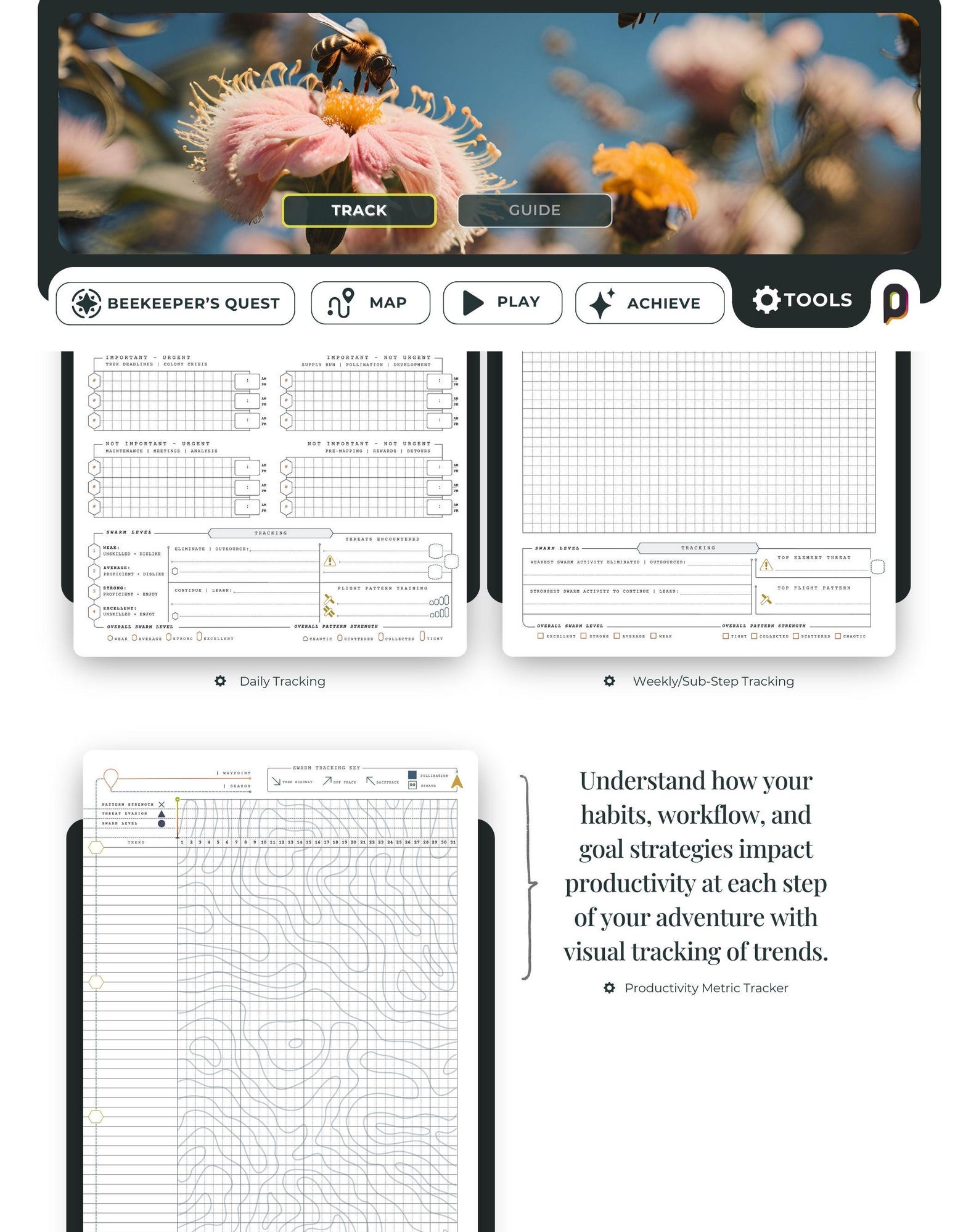 Gamified Goal Planner | Smart Goal Setting Quest PDF | ADHD Planner ...