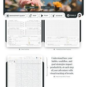 Gamified Goal Planner | Smart Goal Setting Quest PDF | ADHD Planner ...