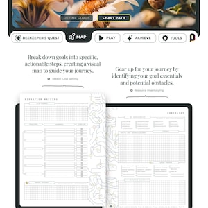 Gamified Goal Planner | Smart Goal Setting Quest PDF | ADHD Planner ...