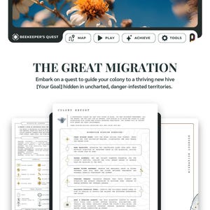 Gamified Goal Planner | Smart Goal Setting Quest PDF | ADHD Planner ...