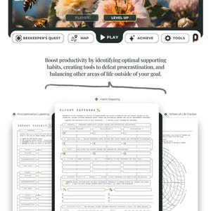 Gamified Goal Planner | Smart Goal Setting Quest PDF | ADHD Planner ...