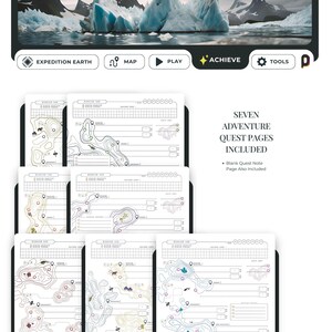 Gamified Daily Digital Planner PDF | Printable Daily Planner Template ...