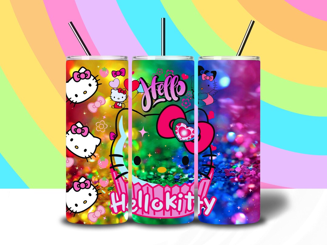 Tumbler 20 0z Hello Kitty Pride PNG, PDF. - Etsy