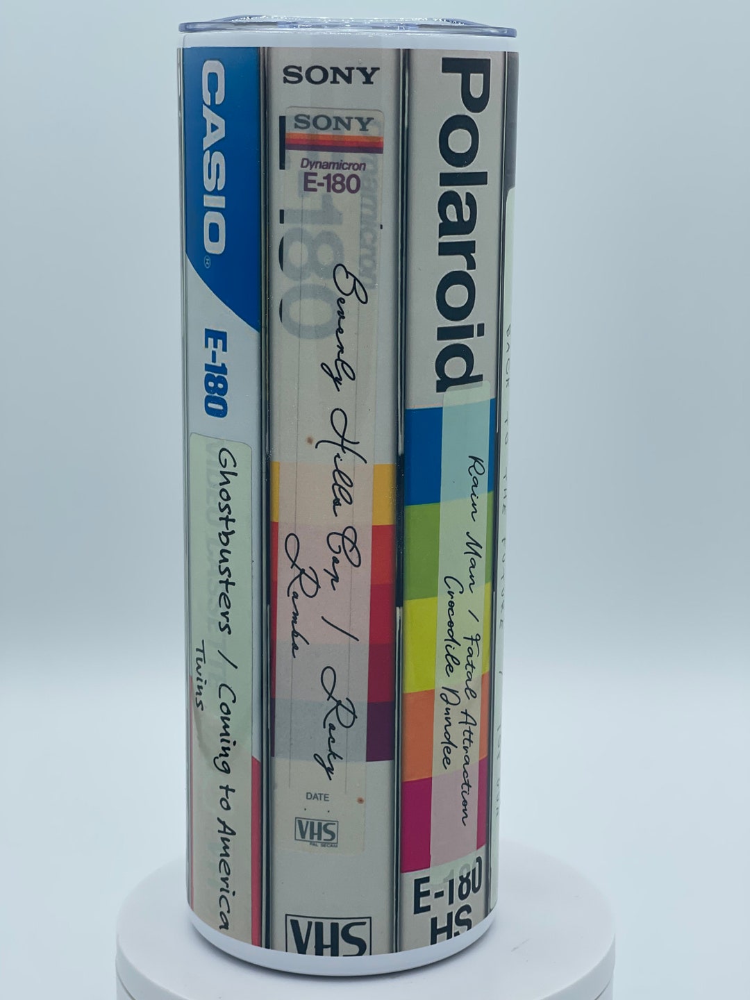 90's VHS Tape Inspired Stainless Steel Tumbler With Lid - Etsy
