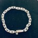 Vintage Mexican Sterling Silver Chain Link Bracelet - Etsy
