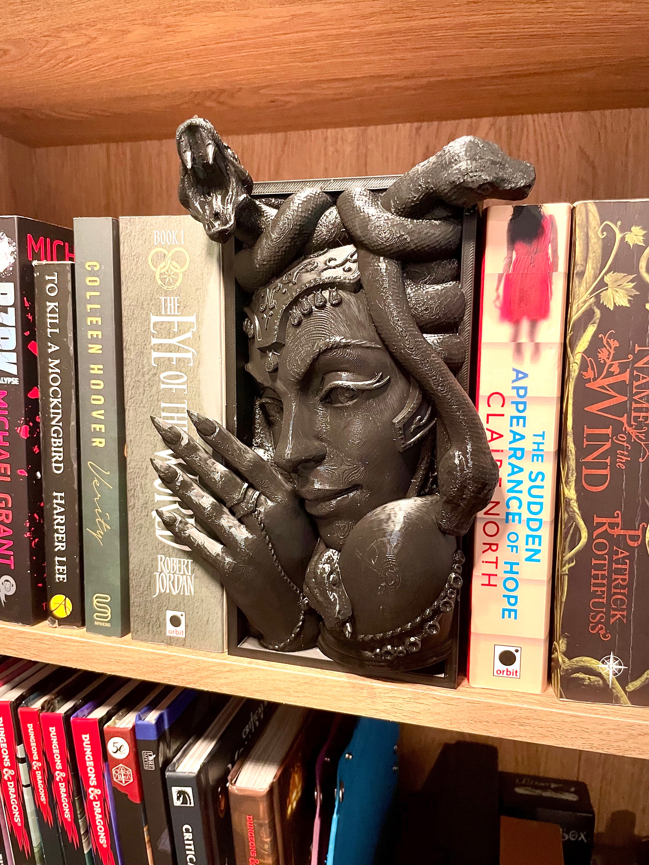 Medusa Book Nook/bookend Perfect Gift for Fantasy Lovers - Etsy